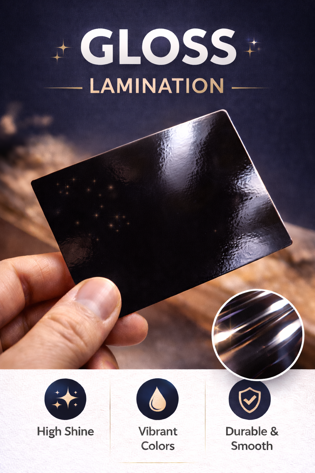 Blue Black Modern Business Card